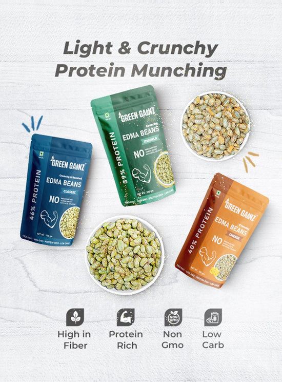 Buy Edamame Beans Online | Healthy High Protein Snacks – Green Gainz